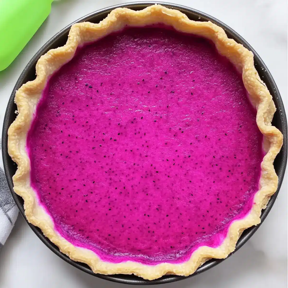 Delectable Dragon Fruit Pie Crust for a Tropical Delight